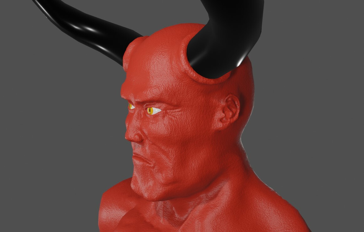 ArtStation - Devil Red - Diabo - Demon 3D model | Game Assets