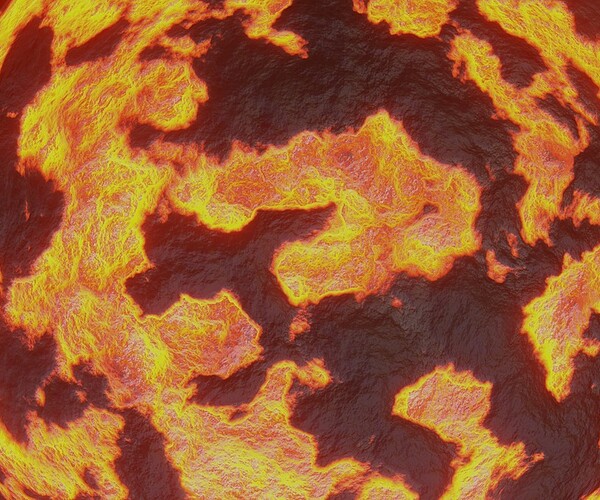 ArtStation - Animated Blender Lava Shader Pack | Game Assets