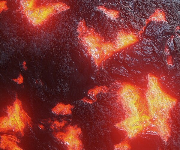 ArtStation - Animated Blender Lava Shader Pack | Game Assets