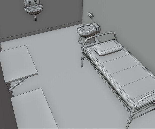 ArtStation - Prison Cells - Penitentiary | Game Assets
