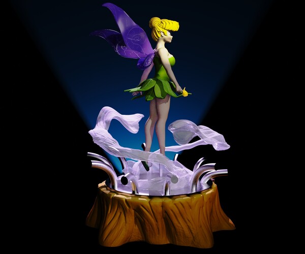 ArtStation - Tinker Bell 3D print Model | Game Assets