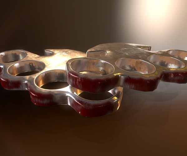 ArtStation - Metal Punch Ring | Game Assets