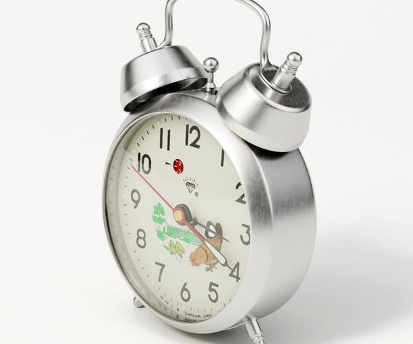 ArtStation - Pecking Chicken Wind Up Alarm Clock | Resources