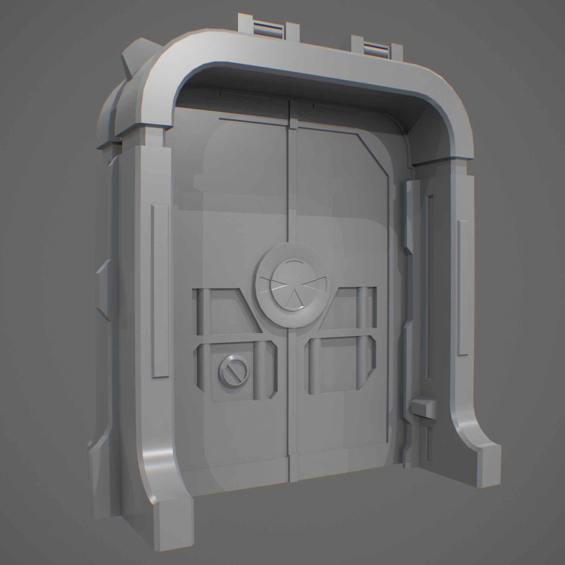 ArtStation - SciFi_SpaceShip_Door_GameReady | Game Assets