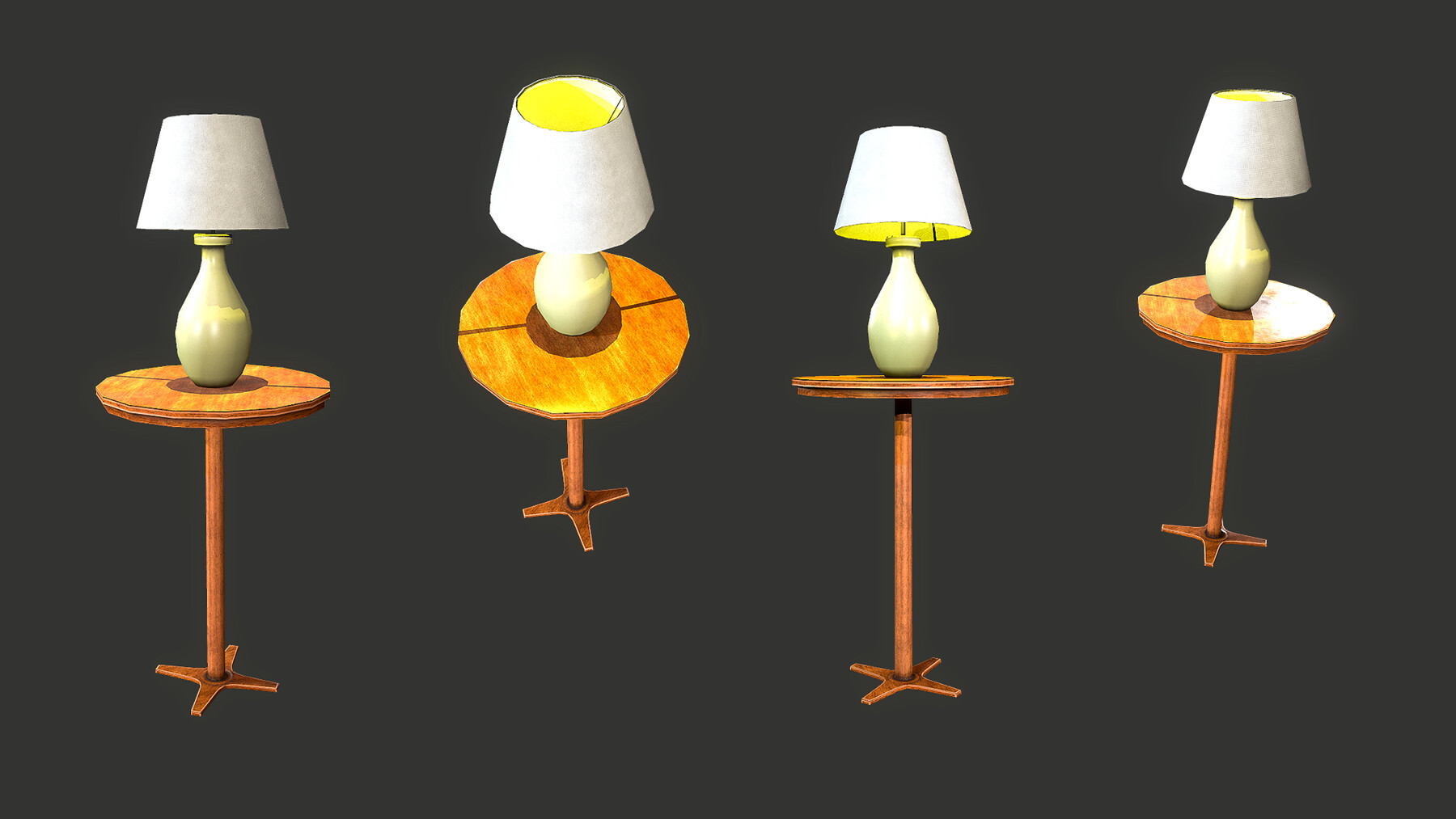 ArtStation - Table Lamp | Game Assets