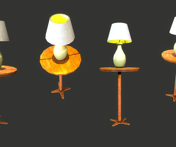 ArtStation - Table Lamp | Game Assets