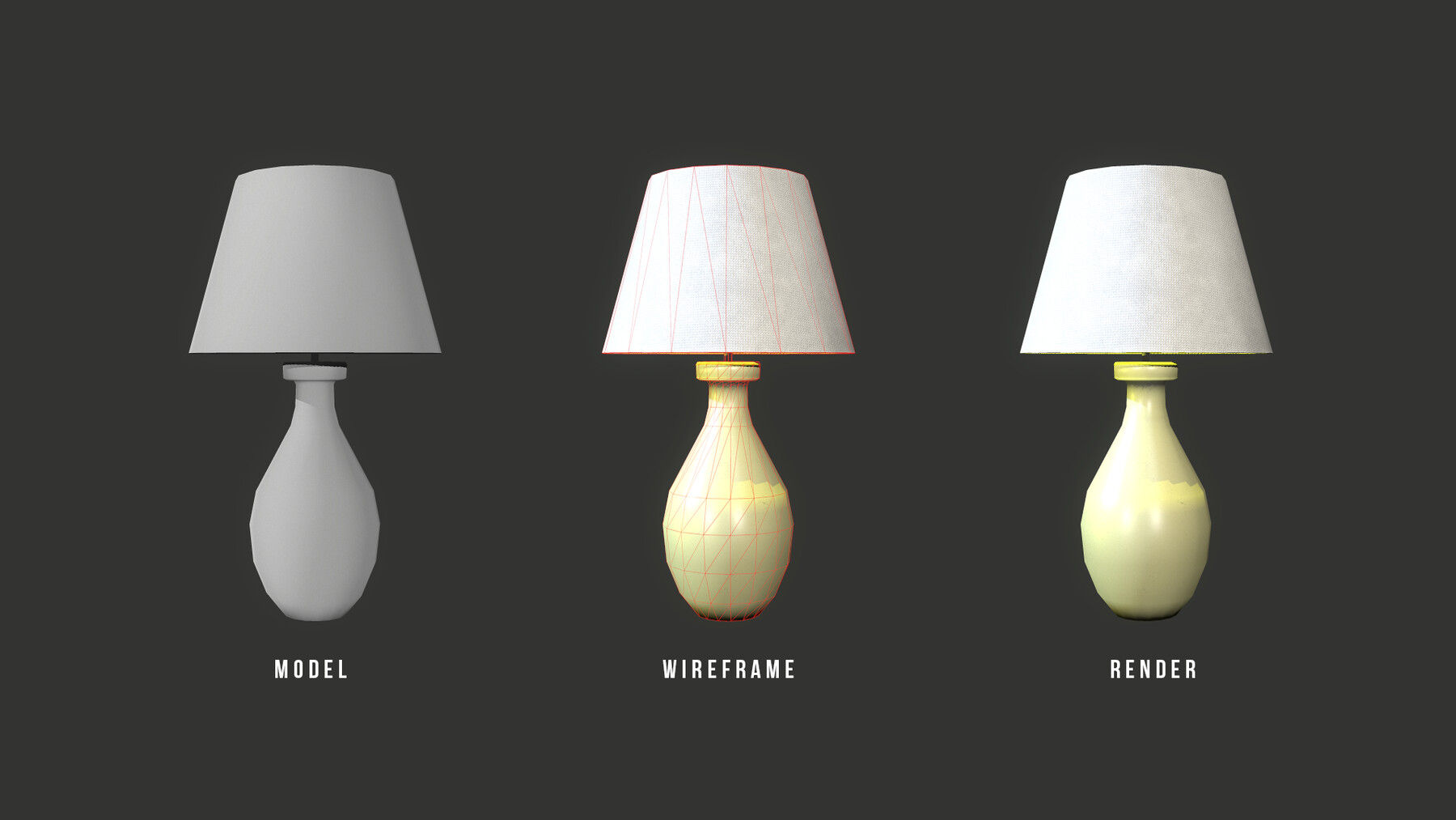 ArtStation - Table Lamp | Game Assets