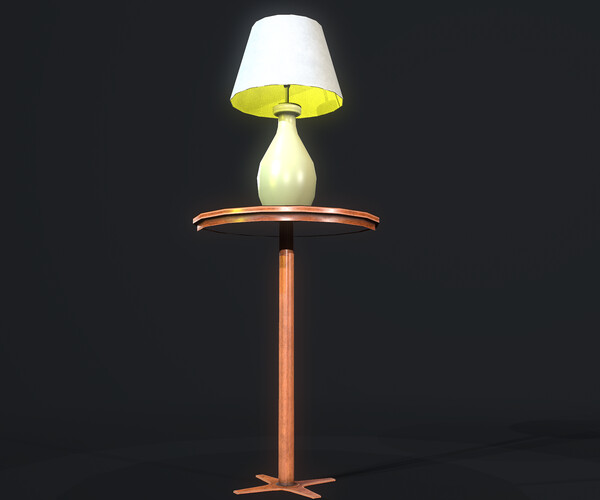 ArtStation - Table Lamp | Game Assets