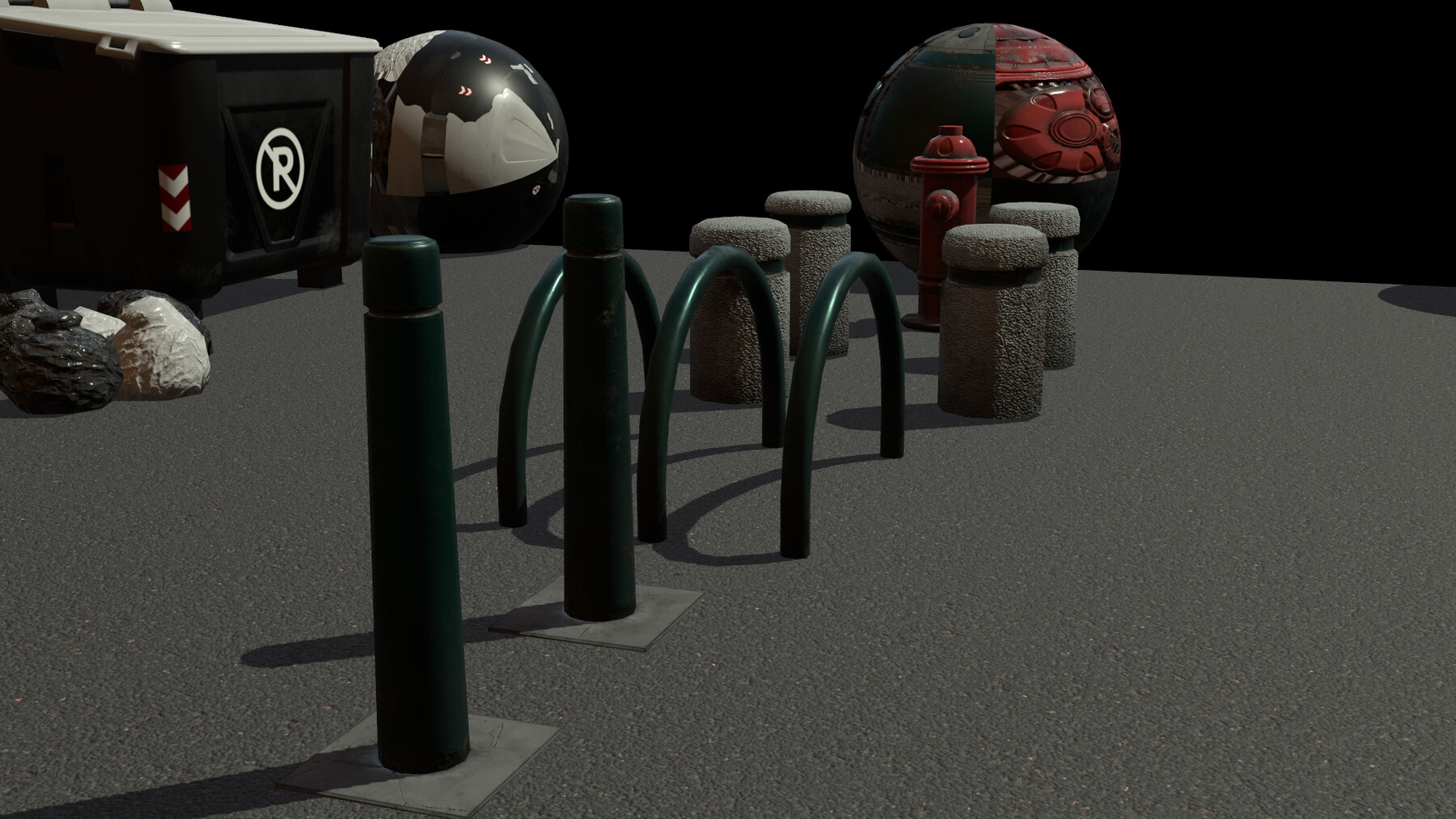 ArtStation - city props low poly realistic | Game Assets