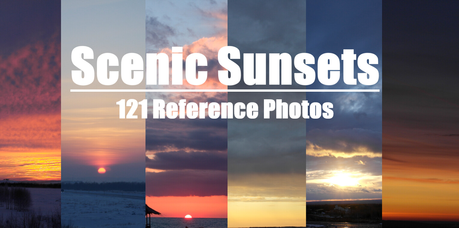 ArtStation - Scenic Sunsets 121+ Photo Reference Pictures | Resources