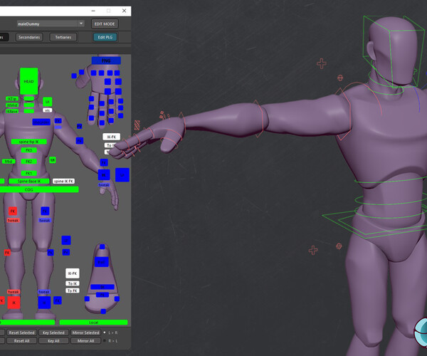 ArtStation - Stylized Male Dummy - Practice Rig | Resources
