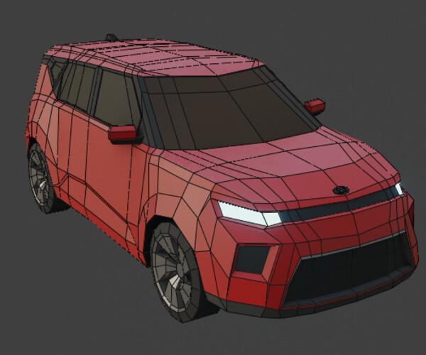 ArtStation - collection of 9 low poly cars | Resources