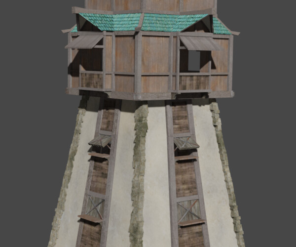 ArtStation - Tower 3D model | Game Assets