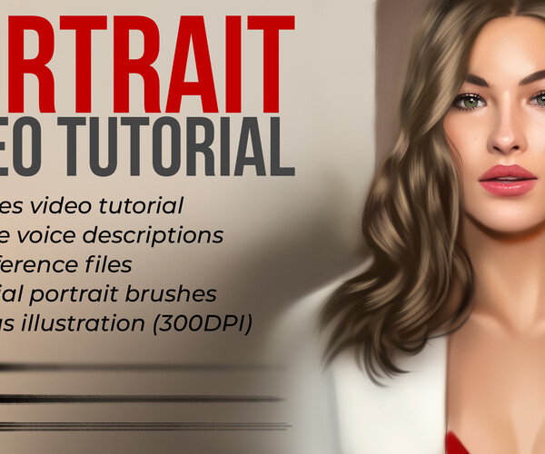 ArtStation - Portrait Painting in Photoshop Video Tutorial | Tutorials