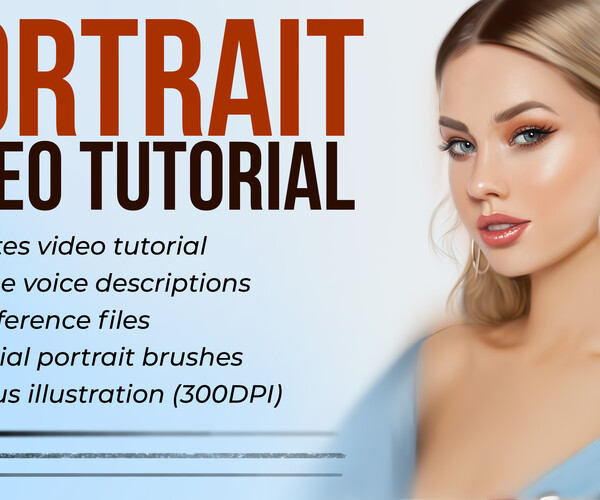 ArtStation - Portrait Painting in Photoshop Video Tutorial | Tutorials