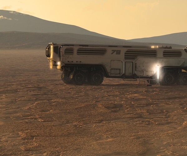 ArtStation - Simple Sci-fi Truck | Resources