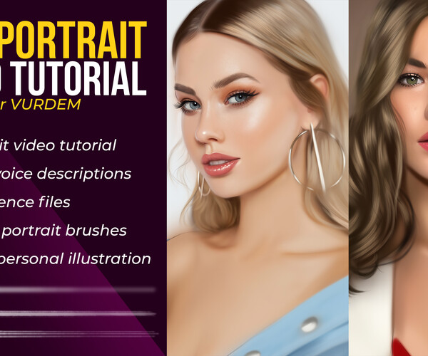 ArtStation - Two - Portrait video tutorial bundle | Tutorials