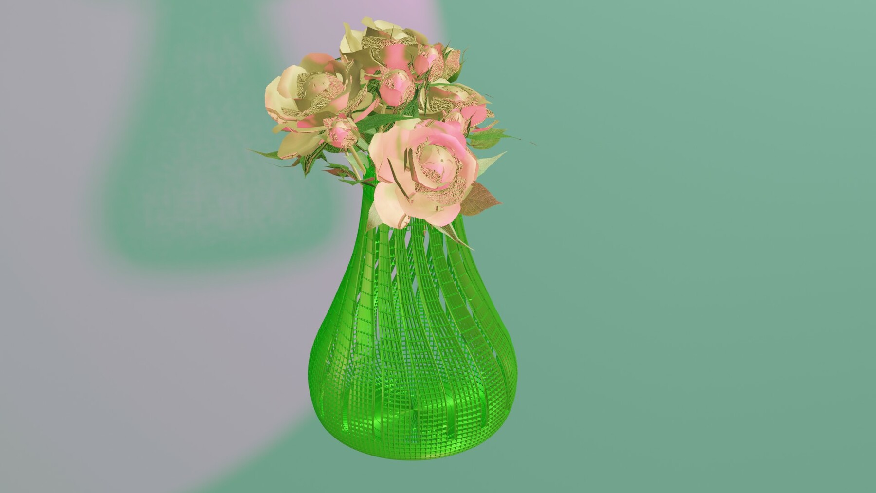 ArtStation - 3d model of flower vase | Resources