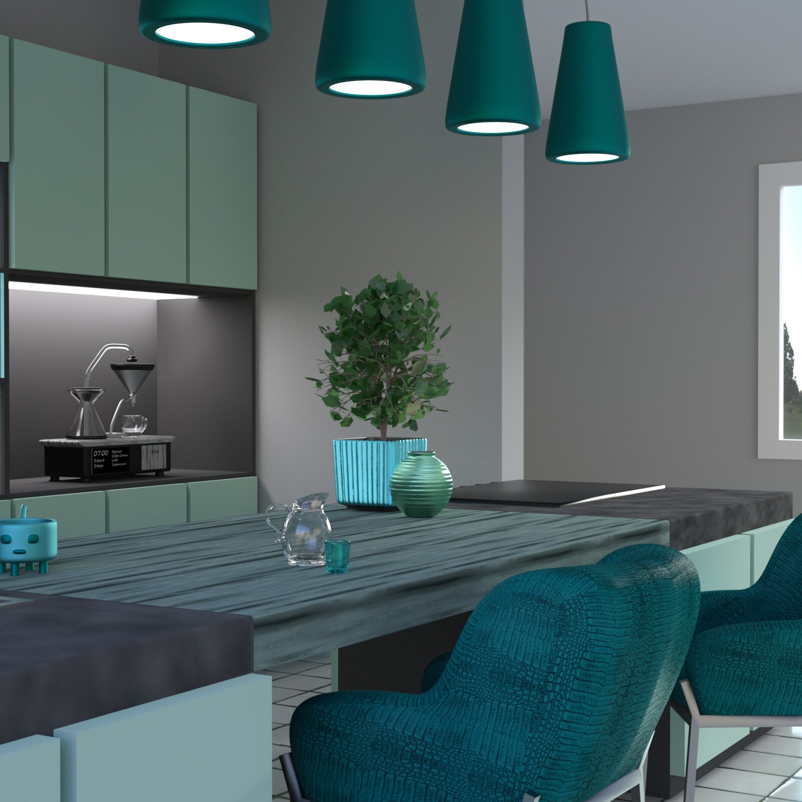 ArtStation - Kitchen 1 for DAZ Studio | Resources