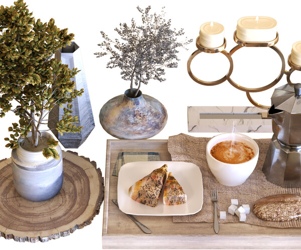 ArtStation - breakfast table 004 | Resources