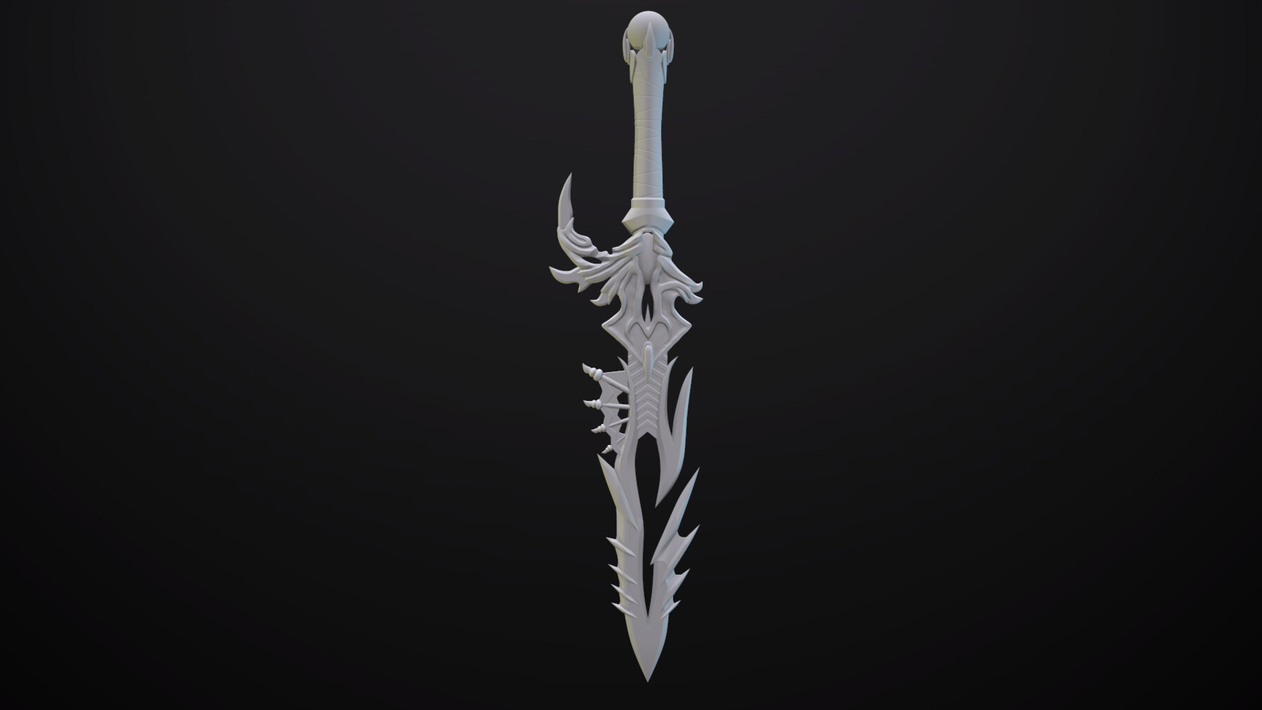 ArtStation - Low-Poly 3D Model - Dagger Angel Slayer | Game Assets