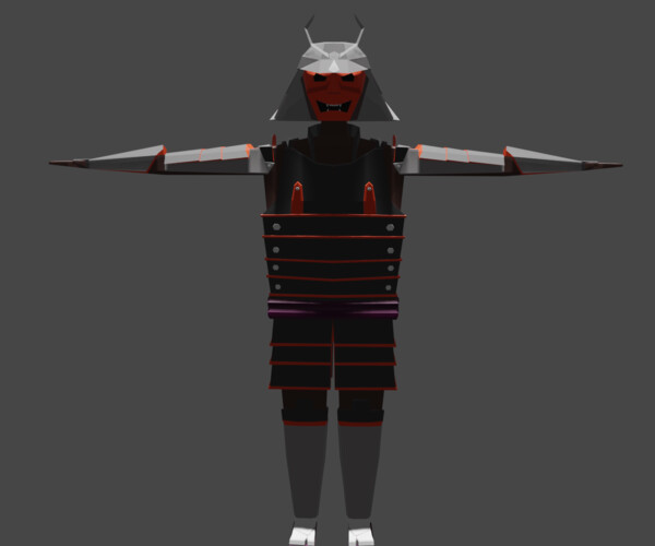 ArtStation - Low Poly Samurai | Resources