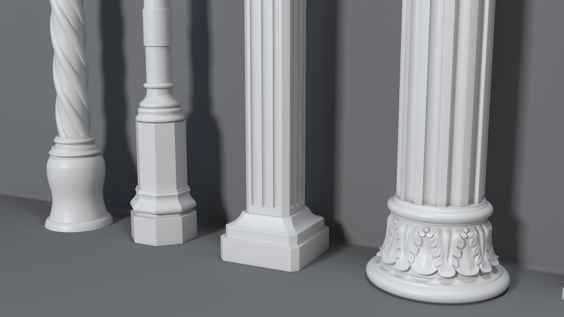 ArtStation - Columns Collection -1 - 10 pieces | Resources