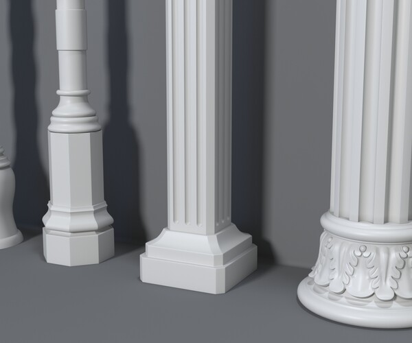 ArtStation - Columns Collection -1 - 10 pieces | Resources
