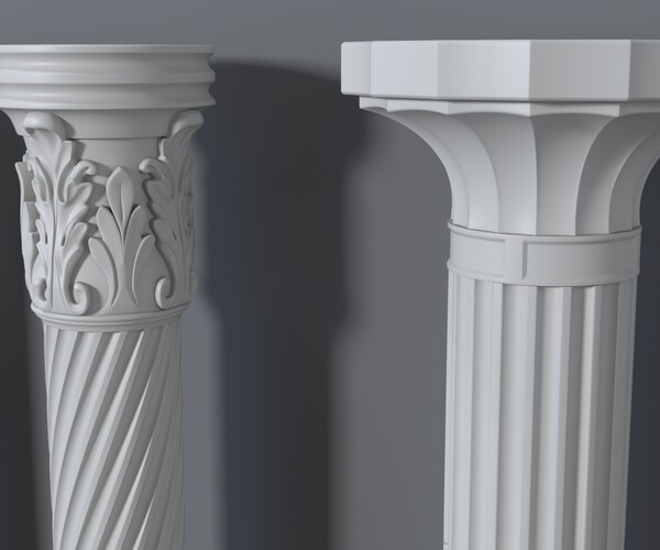 ArtStation - Columns Collection -1 - 10 pieces | Resources