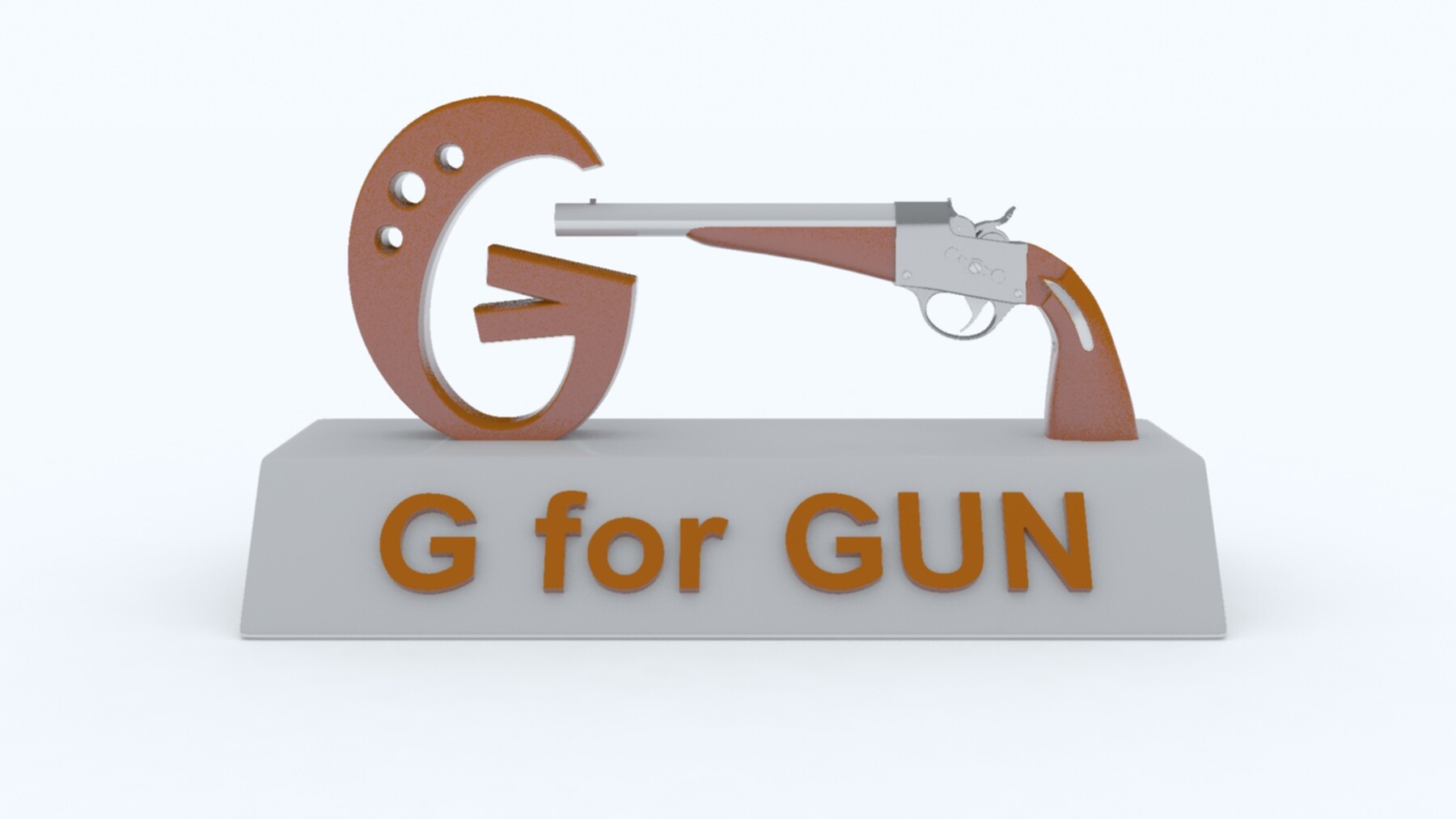 ArtStation - G for Gun Model | Resources