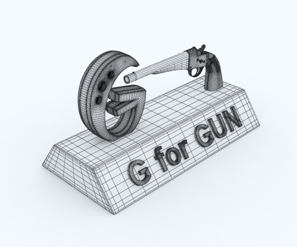 ArtStation - G for Gun Model | Resources