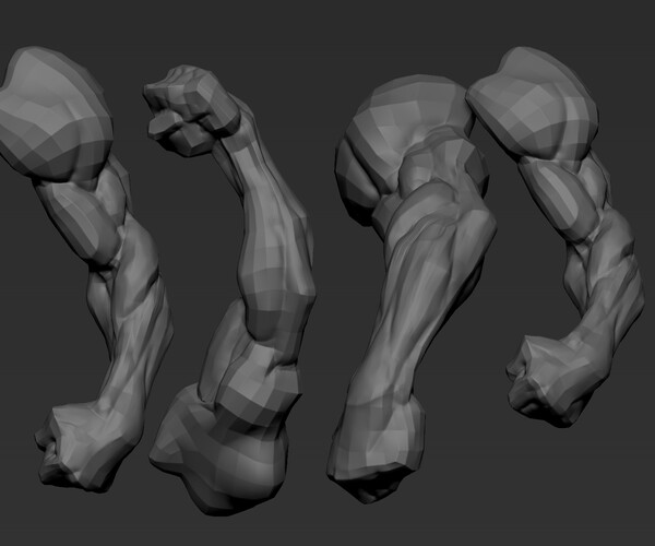 ArtStation - arms base sketch | Resources