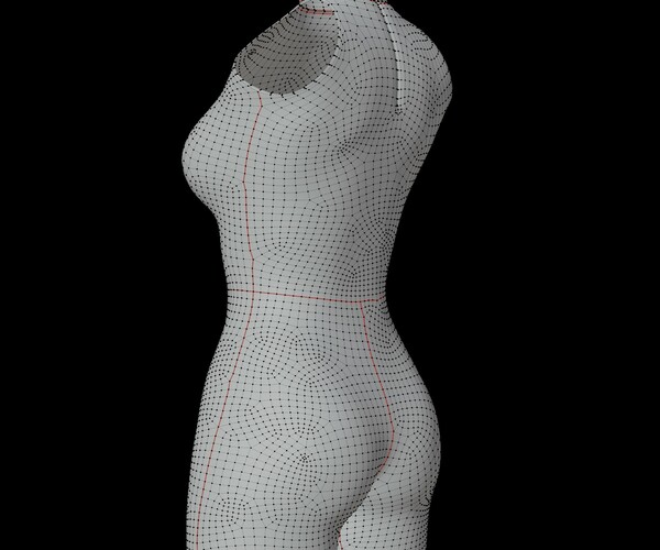 ArtStation - Female bodysuit - 3D model | Resources