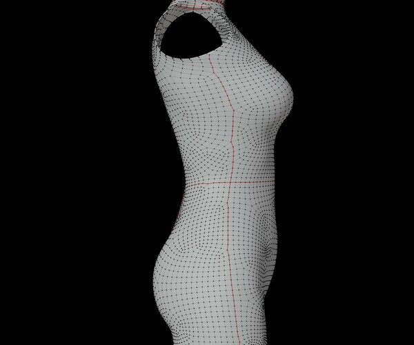 ArtStation - Female bodysuit - 3D model | Resources