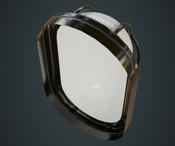 ArtStation - Bulkhead Light 1A | Game Assets
