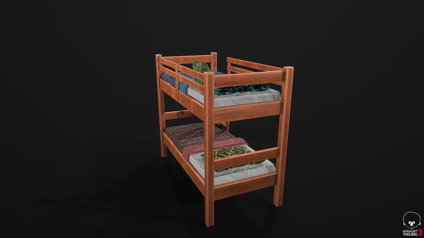 ArtStation - Single bed | Game Assets