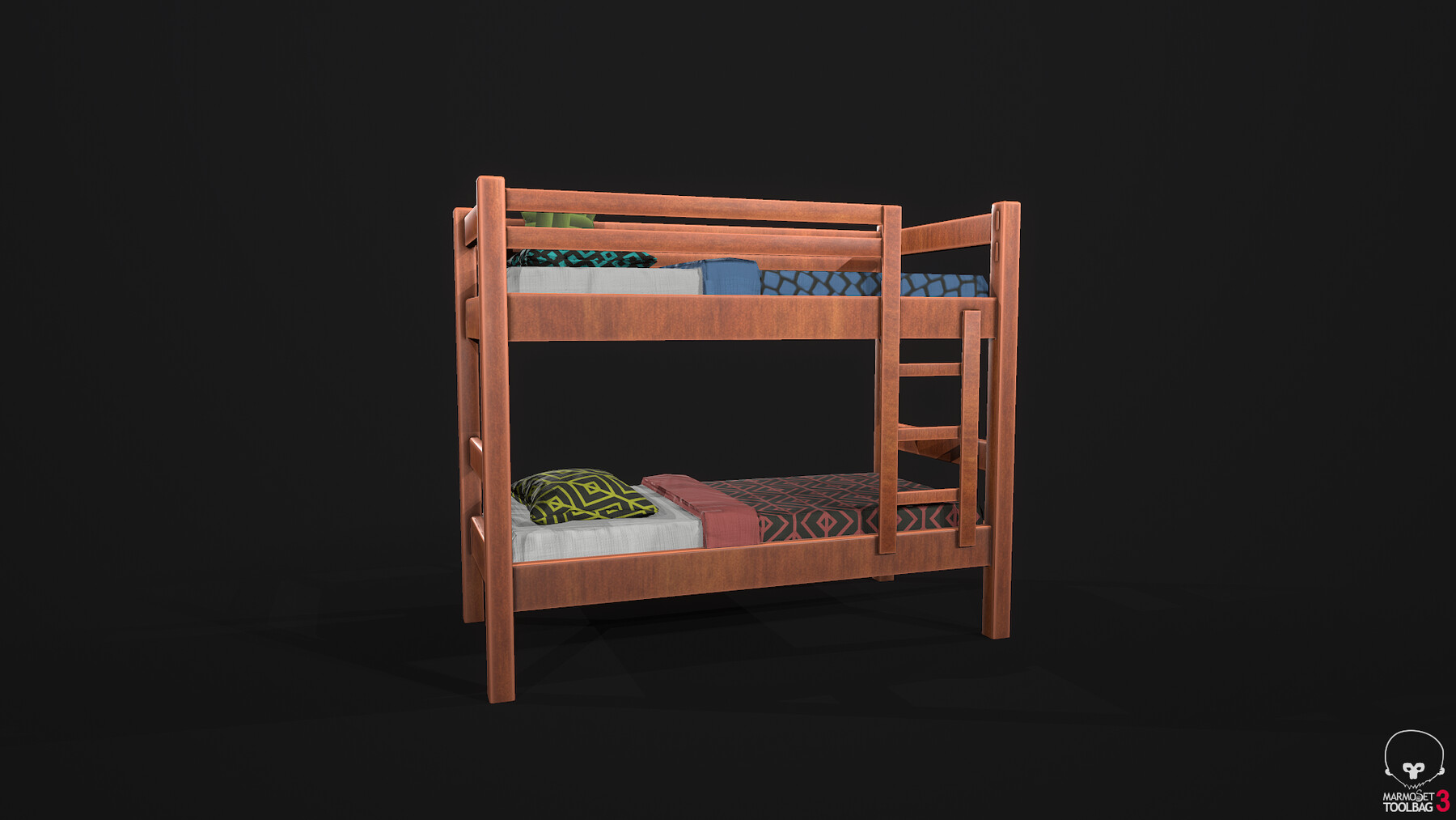ArtStation - Single bed | Game Assets