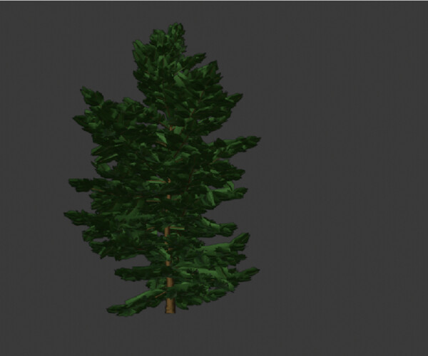 ArtStation - tree fir plant 3d model 3D model | Resources