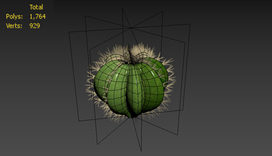 ArtStation - Succulent and Cactus in Pot | Game Assets