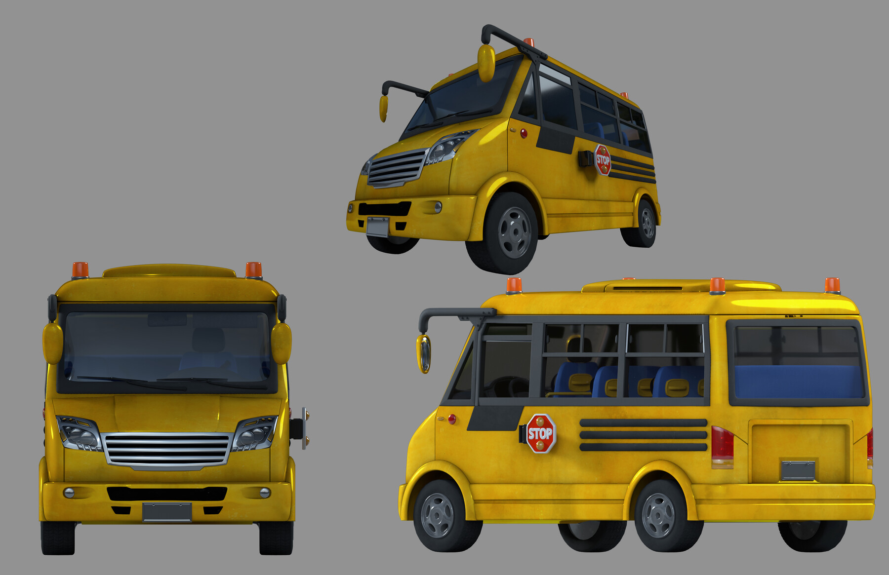 ArtStation - school bus | Resources