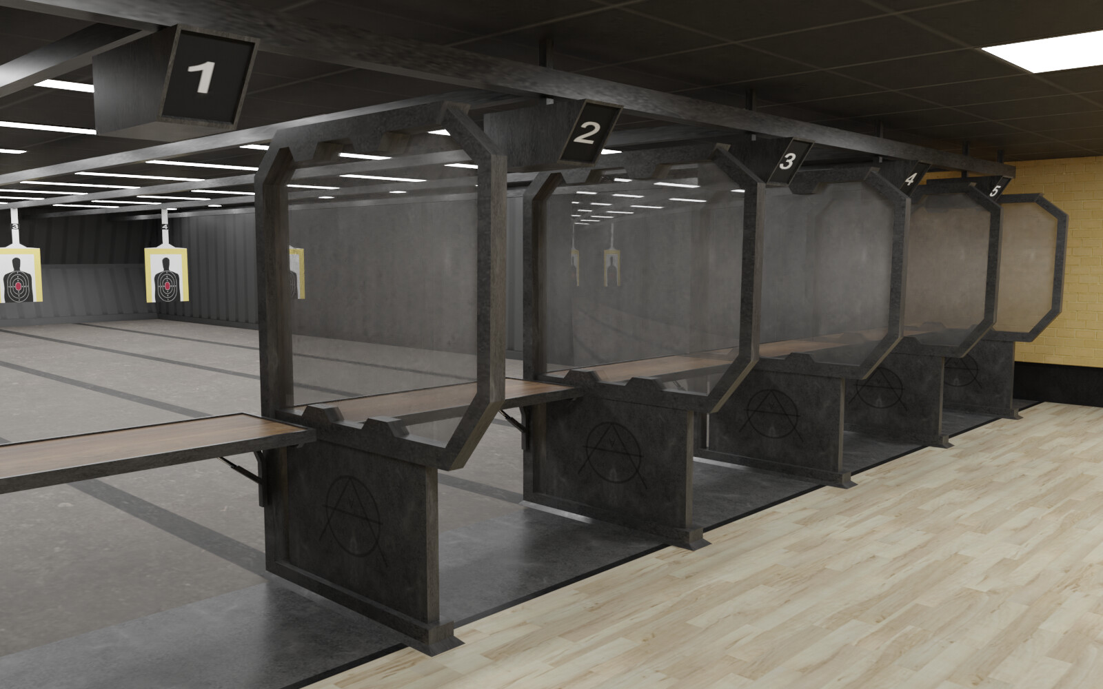 ArtStation - Shooting range Low poly | Game Assets