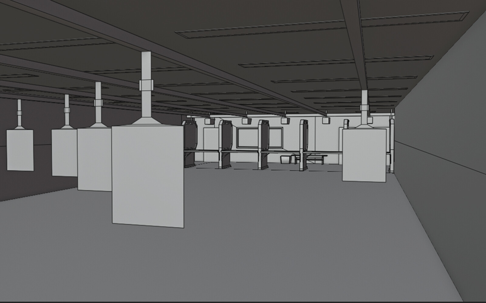 ArtStation - Shooting range Low poly | Game Assets