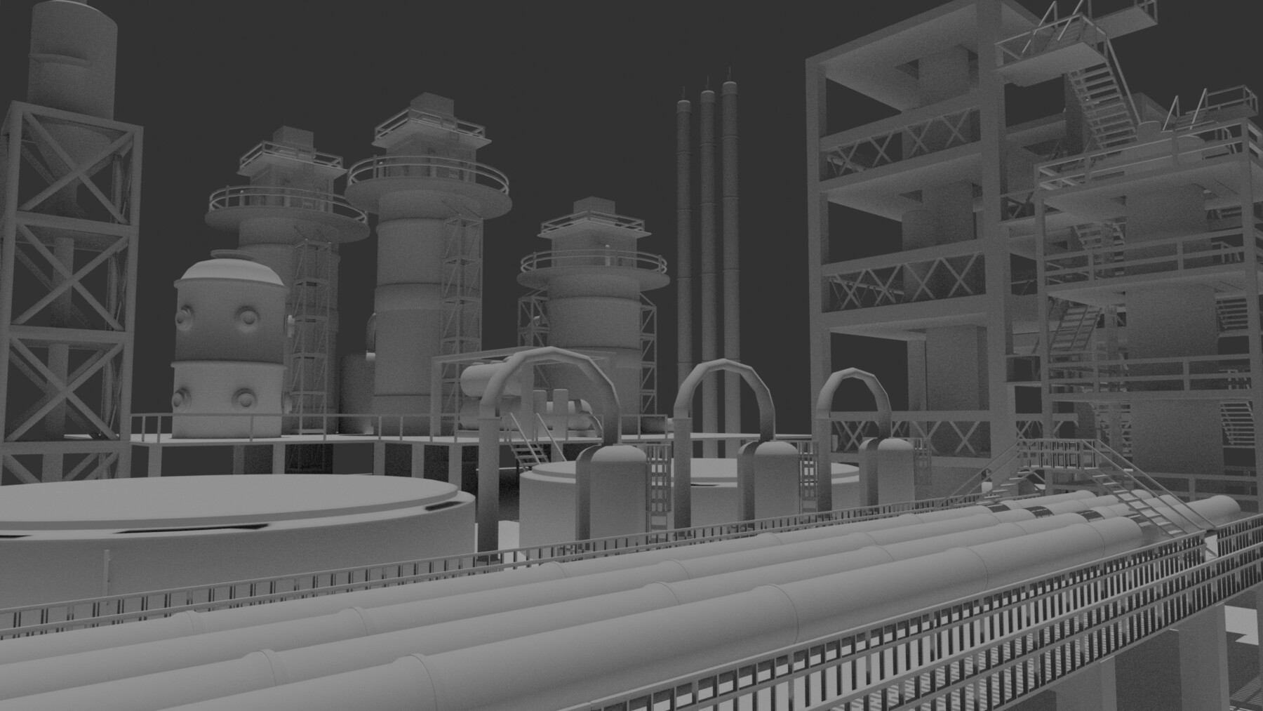 ArtStation - Free Industrial Asset Pack 1 | Resources