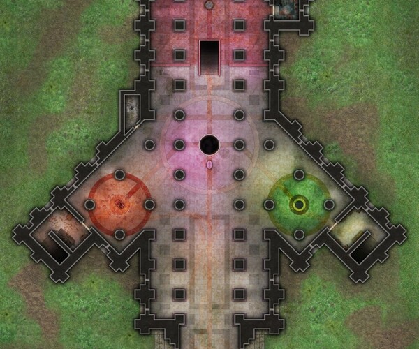 ArtStation - Temple of Elemental Evil Realistic VTT Maps | Game Assets