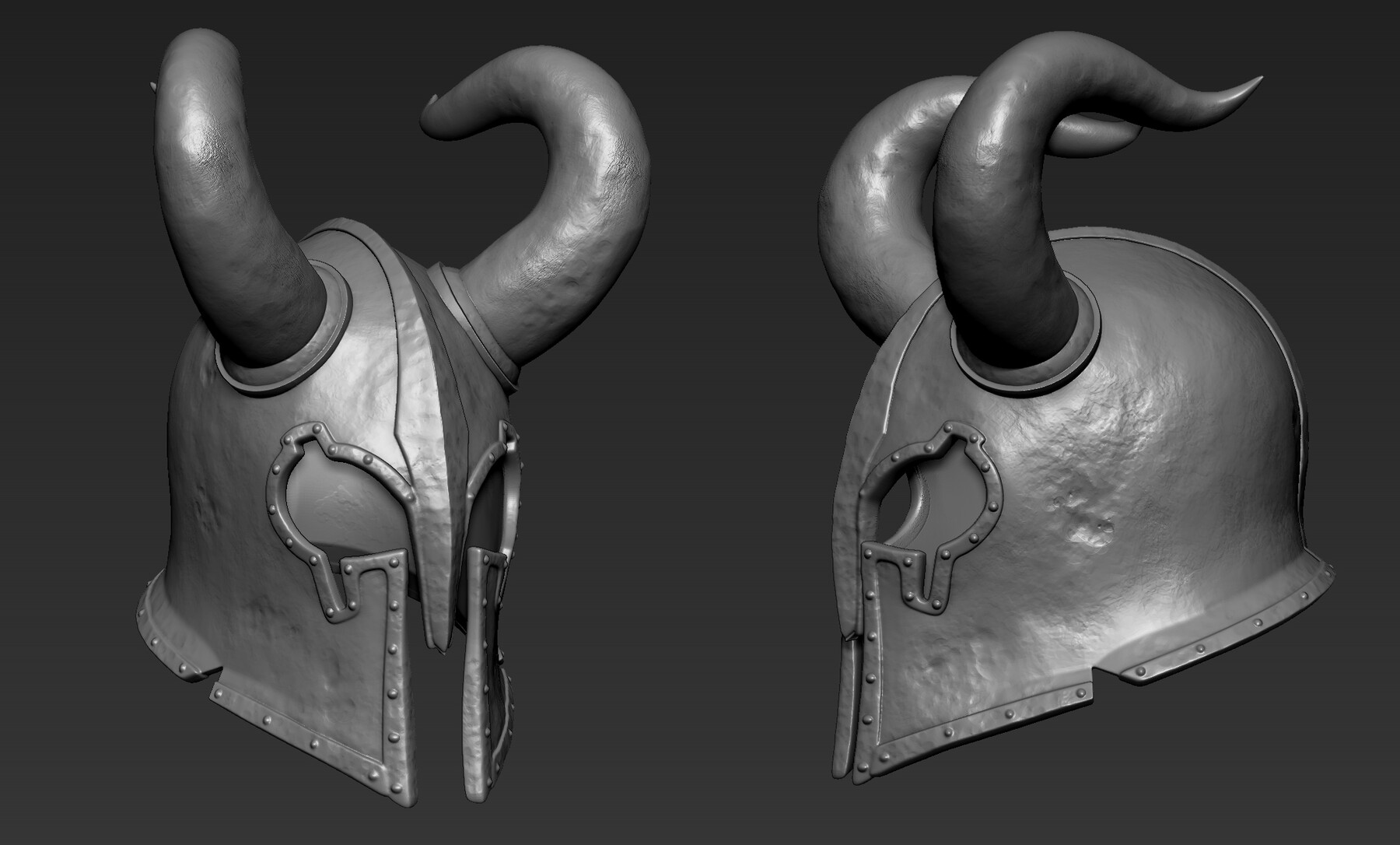 ArtStation - Set of 3d Printable Medieval Helmets Part 1 | Resources