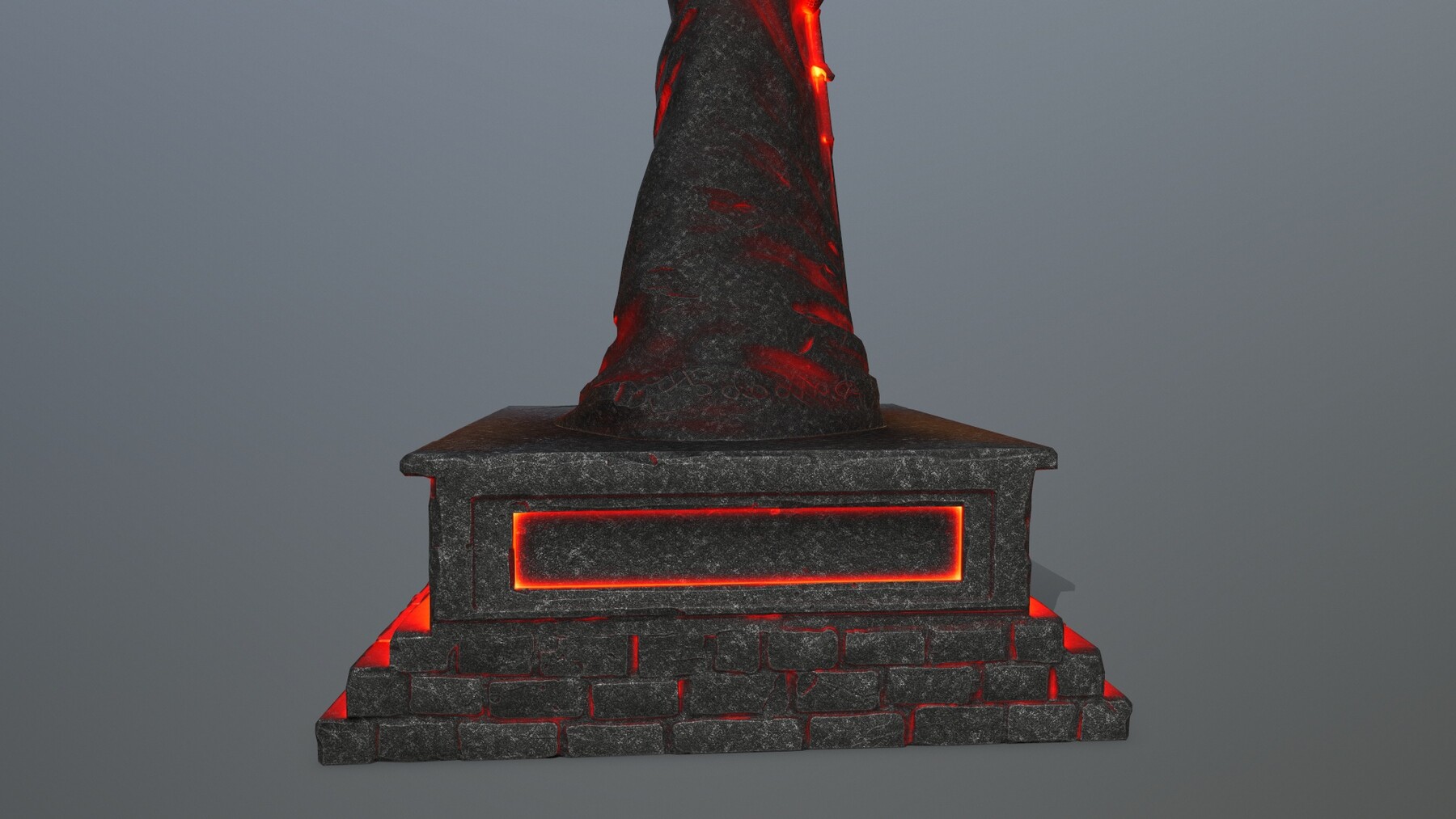 ArtStation - lava statue | Game Assets