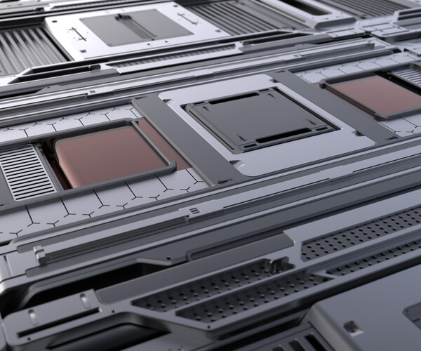 ArtStation - Sci-Fi Panels Pack vol 04 | Resources