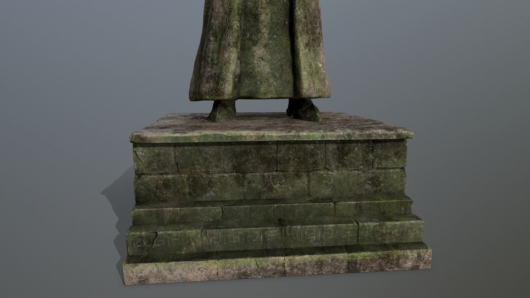 ArtStation - old statue | Game Assets