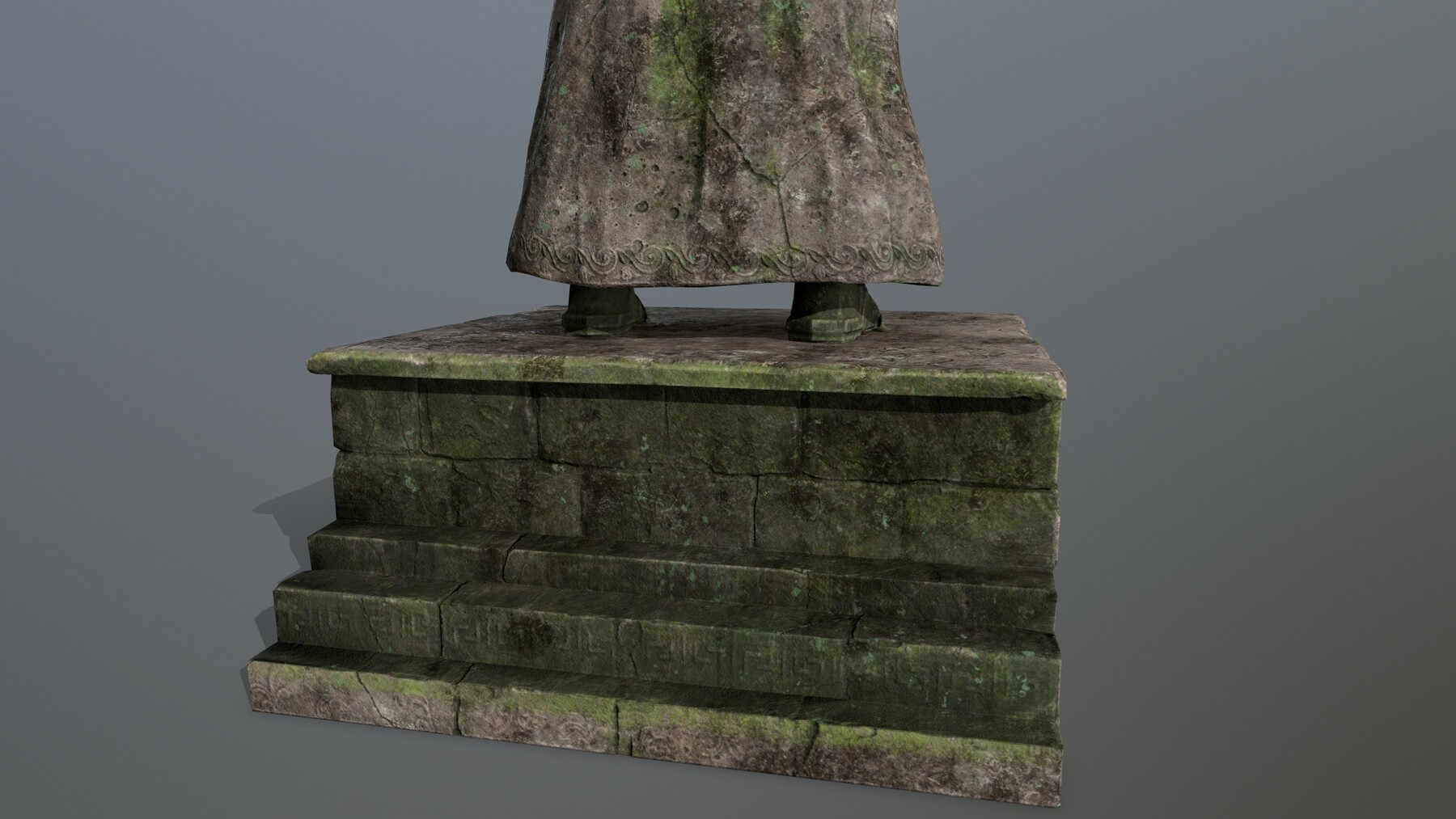 ArtStation - old statue | Game Assets