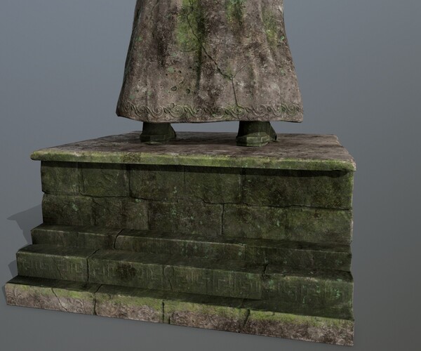 ArtStation - old statue | Game Assets